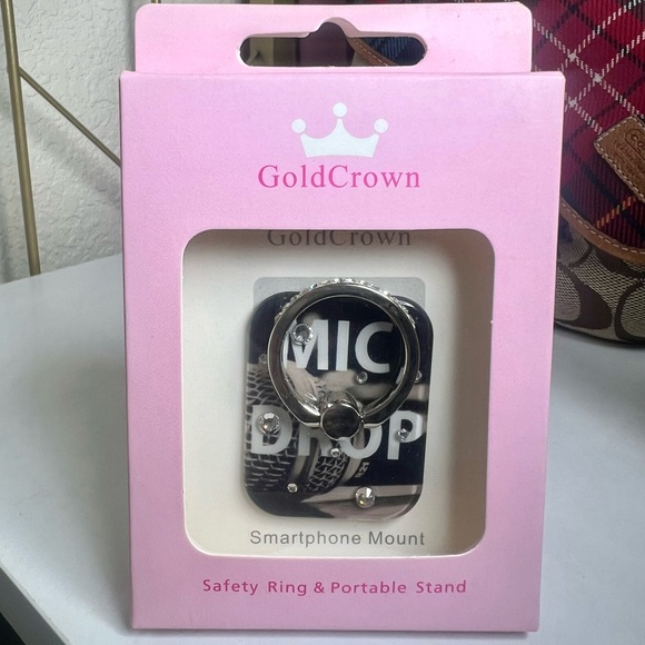 PopSocket | Cell Phones & Accessories | Gold Crown Phone Grip And Stand ...